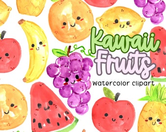 Fruit Clip Art 11 Pk Digital Art Commercial Use Instant - Etsy