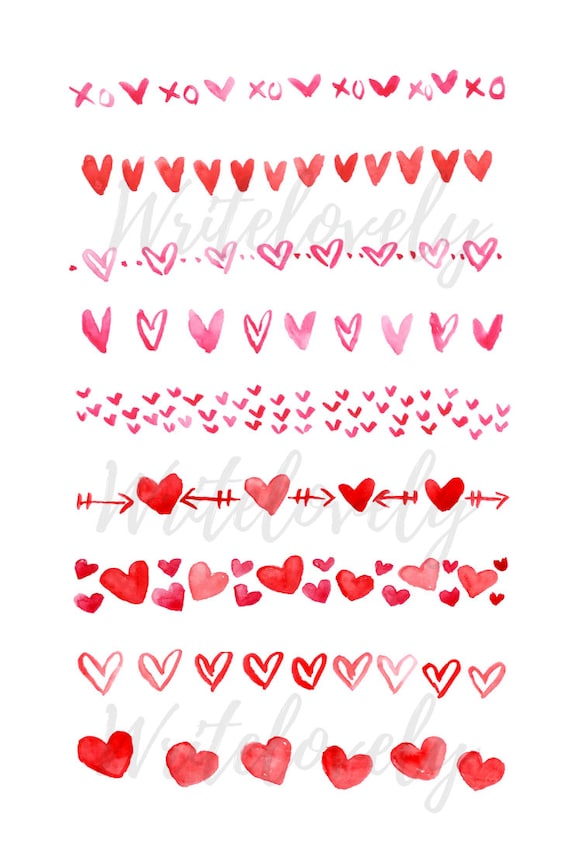 Valentines Border Clipart