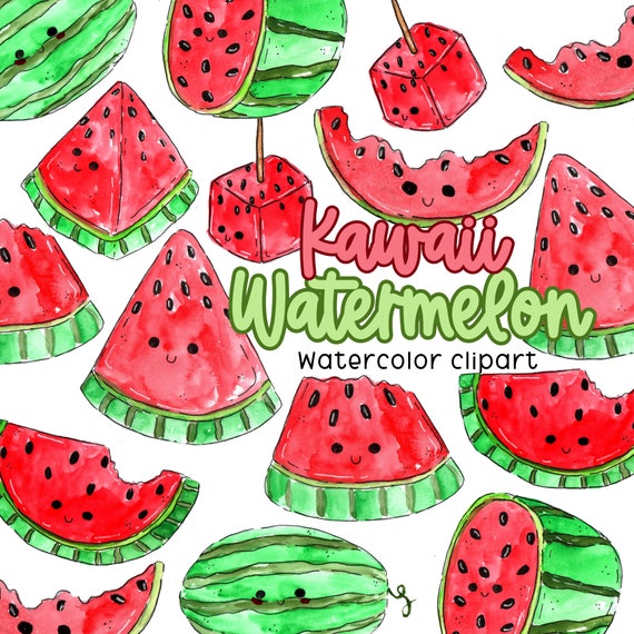Cute Watermelon Clipart