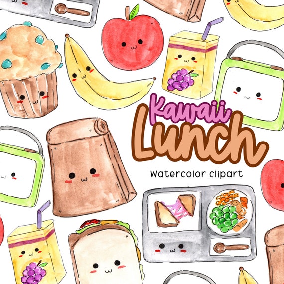 Cute Cartoon Food Lunch Cute Cartoon Lunch Box For Kids 750ml