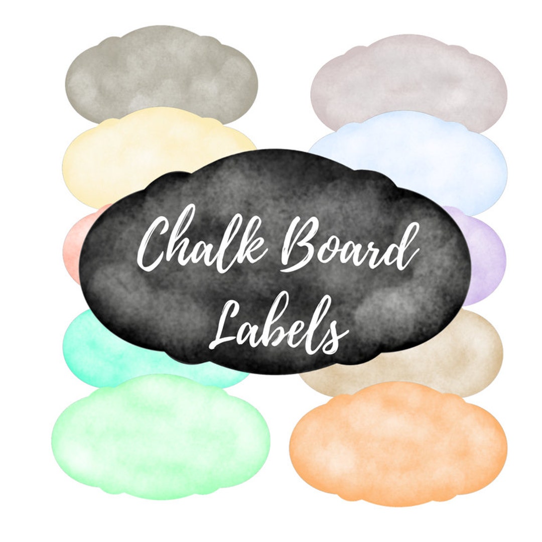 Chalk Board Labels Clip Art Labels Rustic Labels Chalk Board Tags ...