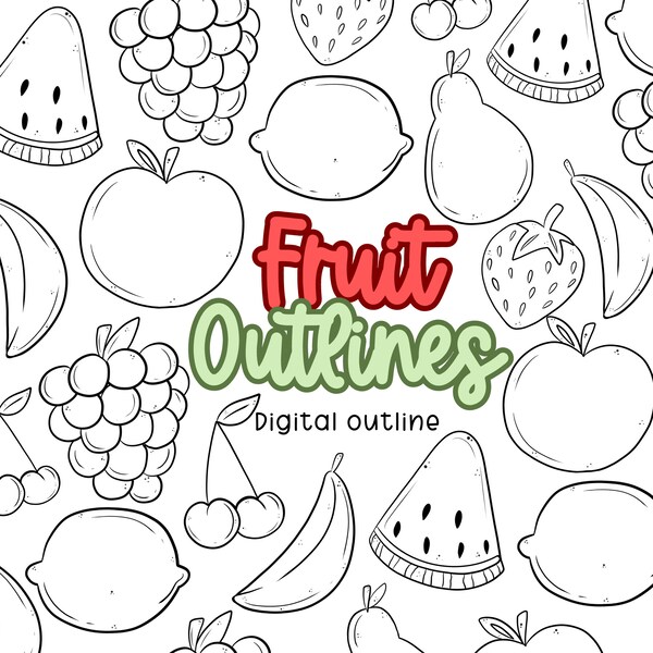 Fruit Clipart - Etsy