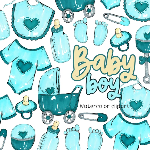 Baby Shower Boy Clip Art