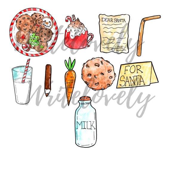 Galletas Para Santa Clip Art Galletas Para Santa SVG / Navidad Svg