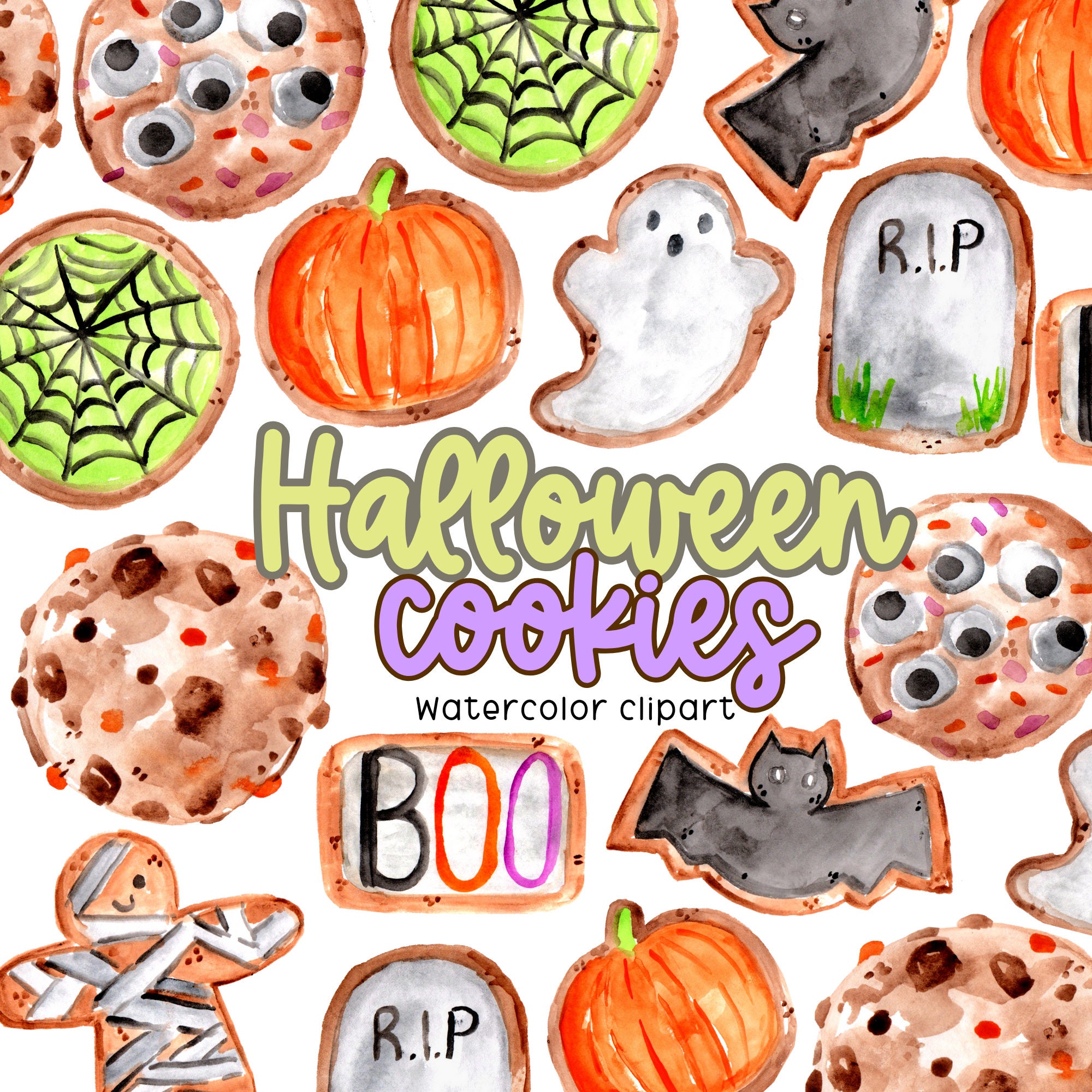 Halloween Cookie Clip Art