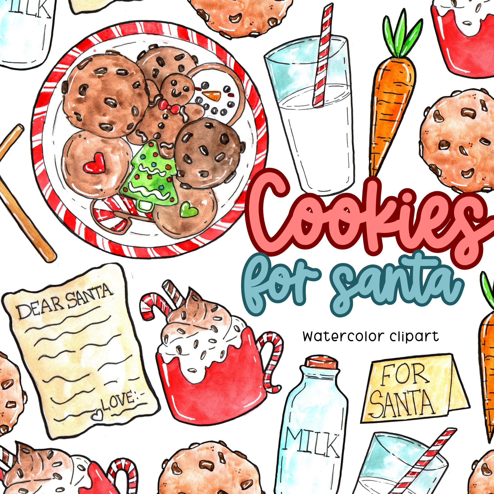 Cookies For Santa Clipart