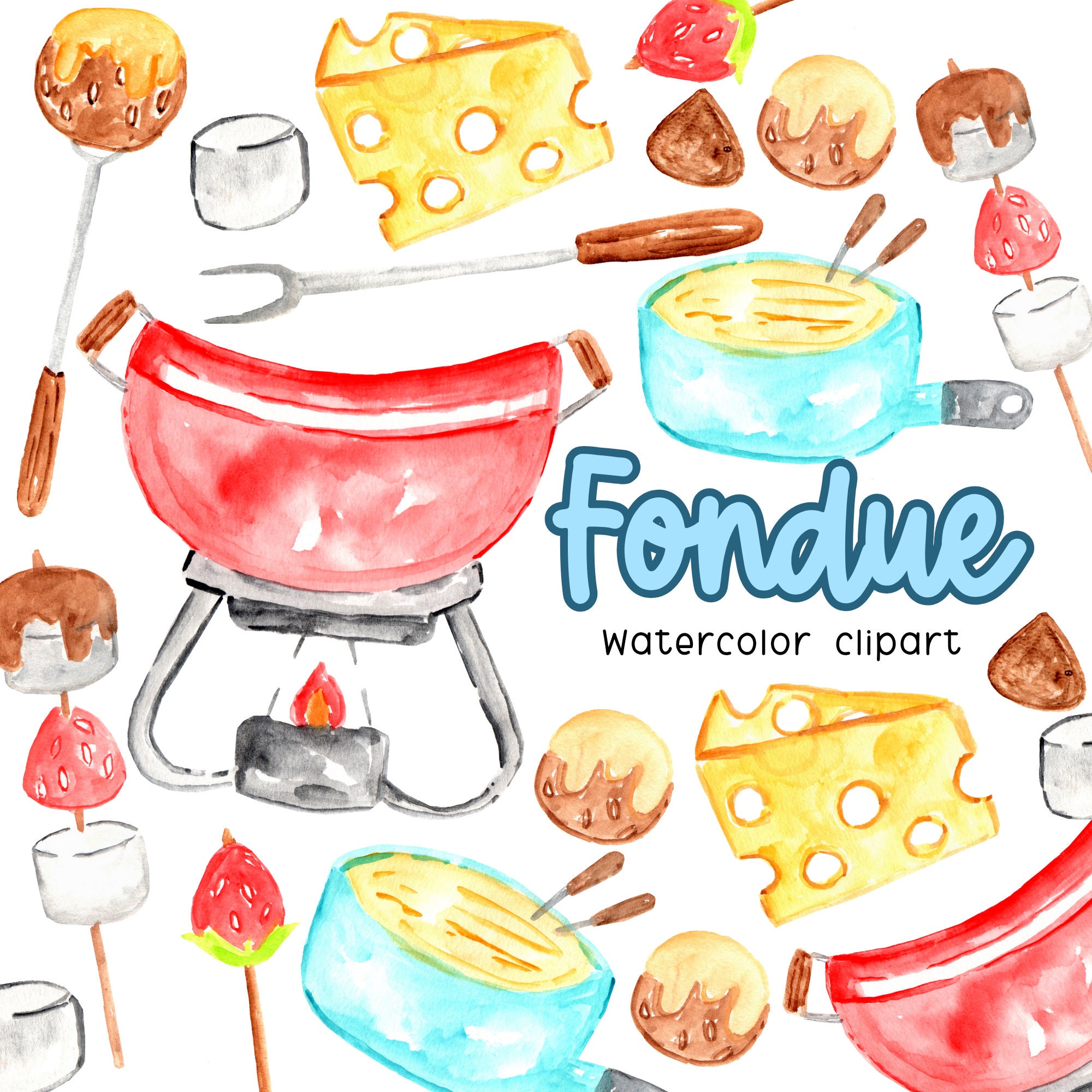 Chocolate Fondue Clip Art