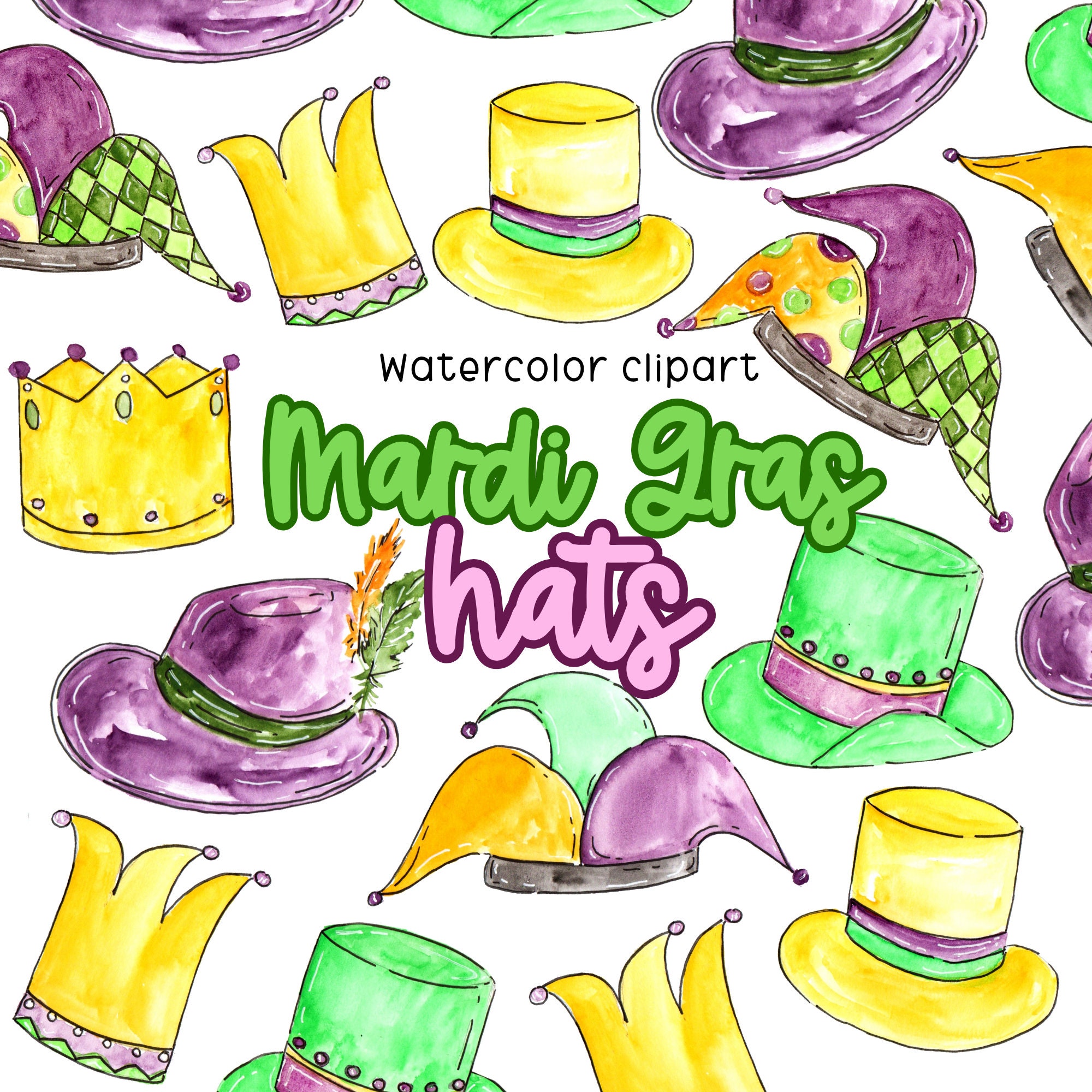 Mardi Gras Jester Hat Clip Art
