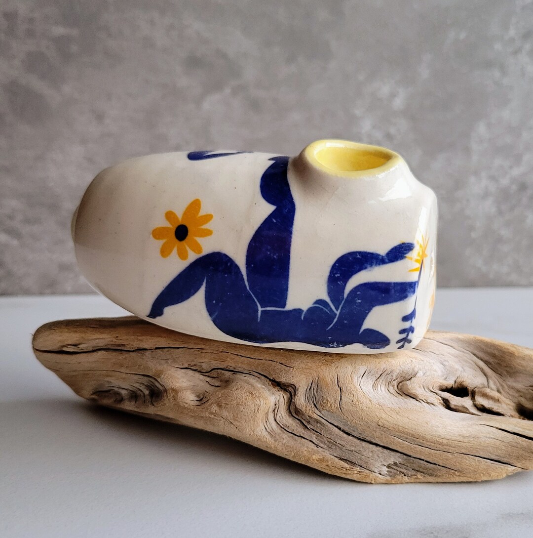 Matisse Pipe Blue Yellow Dancing Figures - Etsy
