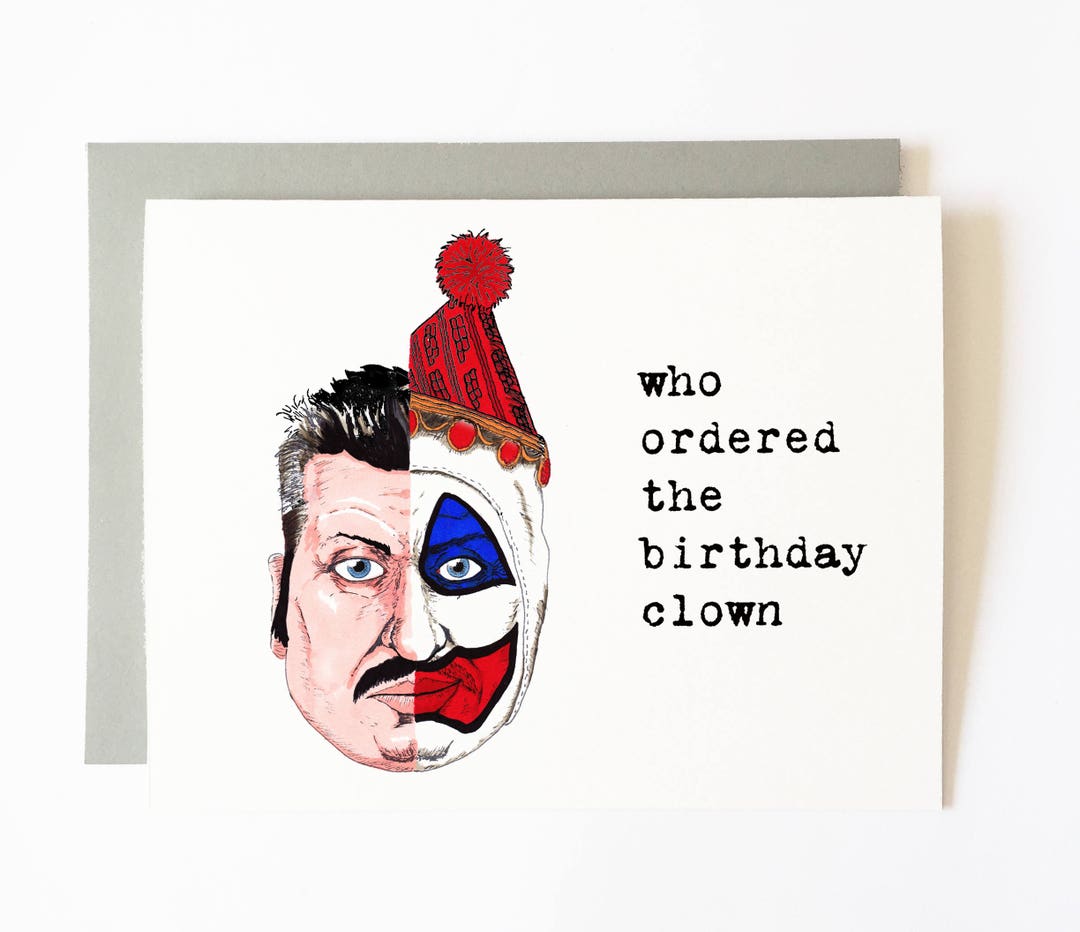 John Wayne Gacy Birthday Card (COLOR) - Etsy