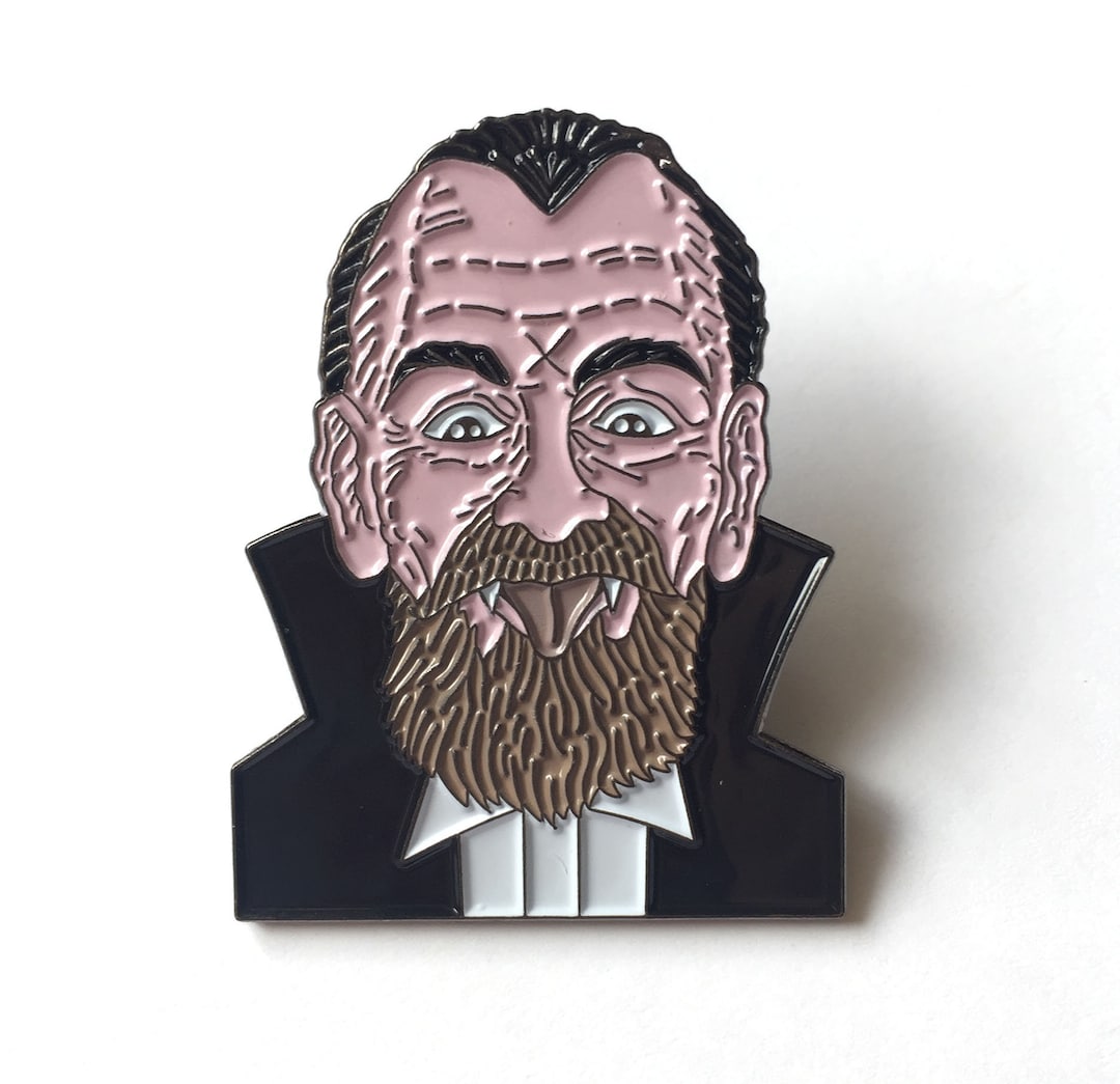Charlie Dracula Enamel Pin - Etsy
