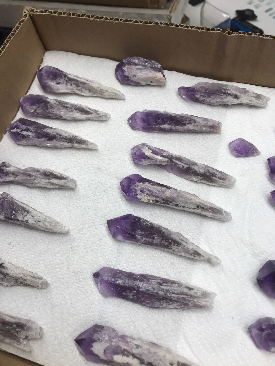 Amethyst dragons Tooth Crystal - Etsy