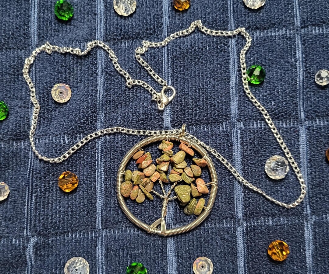 Shimmering Galactic Tree of Life Necklace • Scifi Themed Jewelry ...