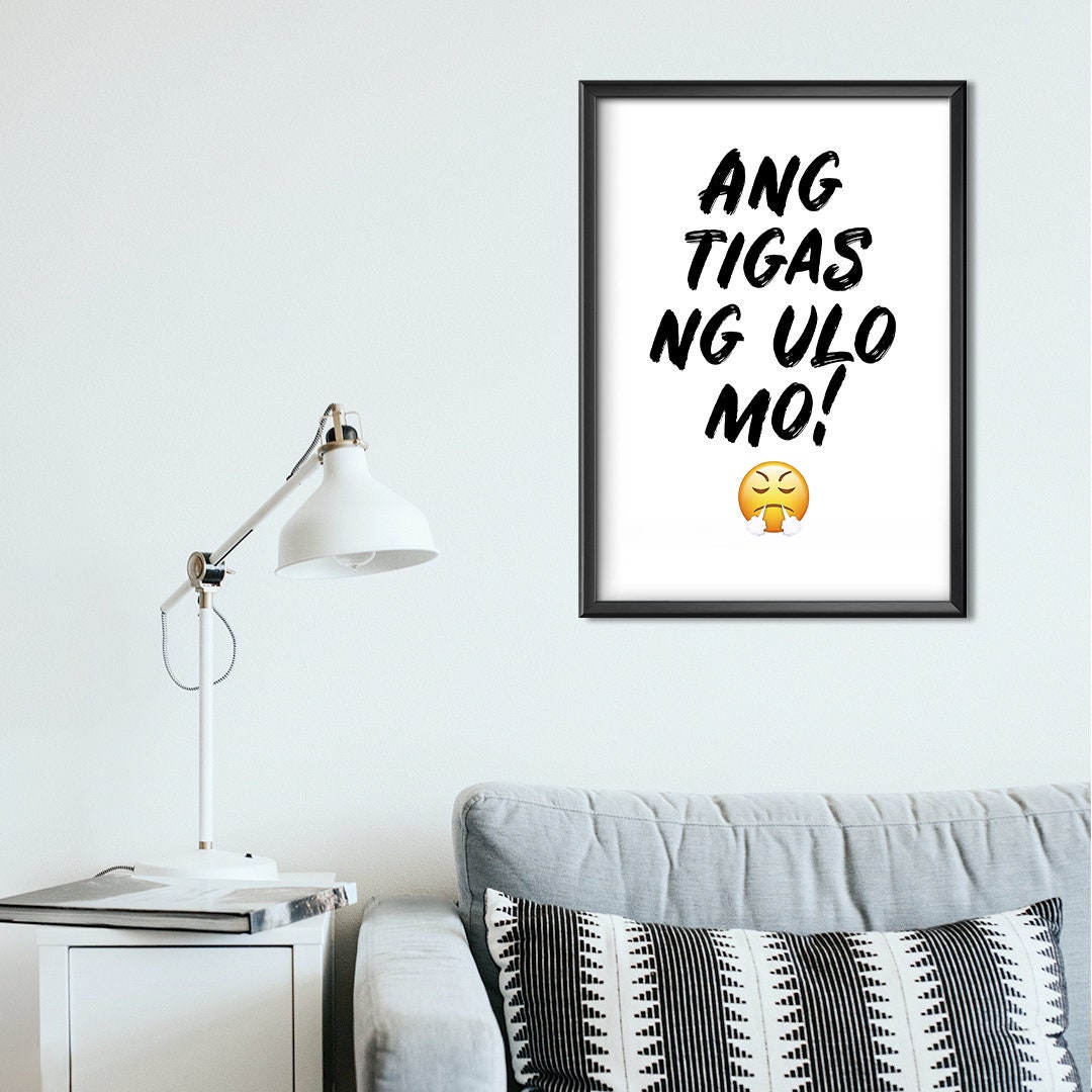 Tagalog Printable Wall Art Filipino Home Decor House Warming | Etsy
