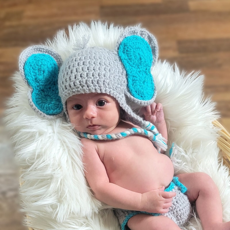 Crochet Elephant Hat - Etsy