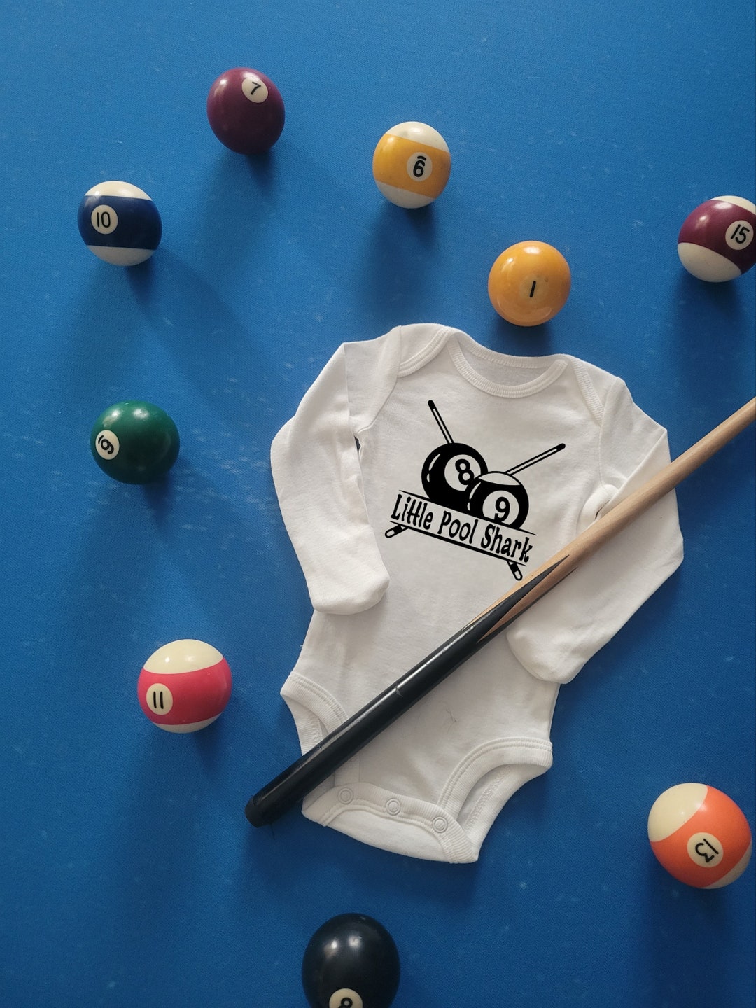 Daddy's Pool Shark in Training Baby Bodysuit Pool Shark, Billiard, Pool ...