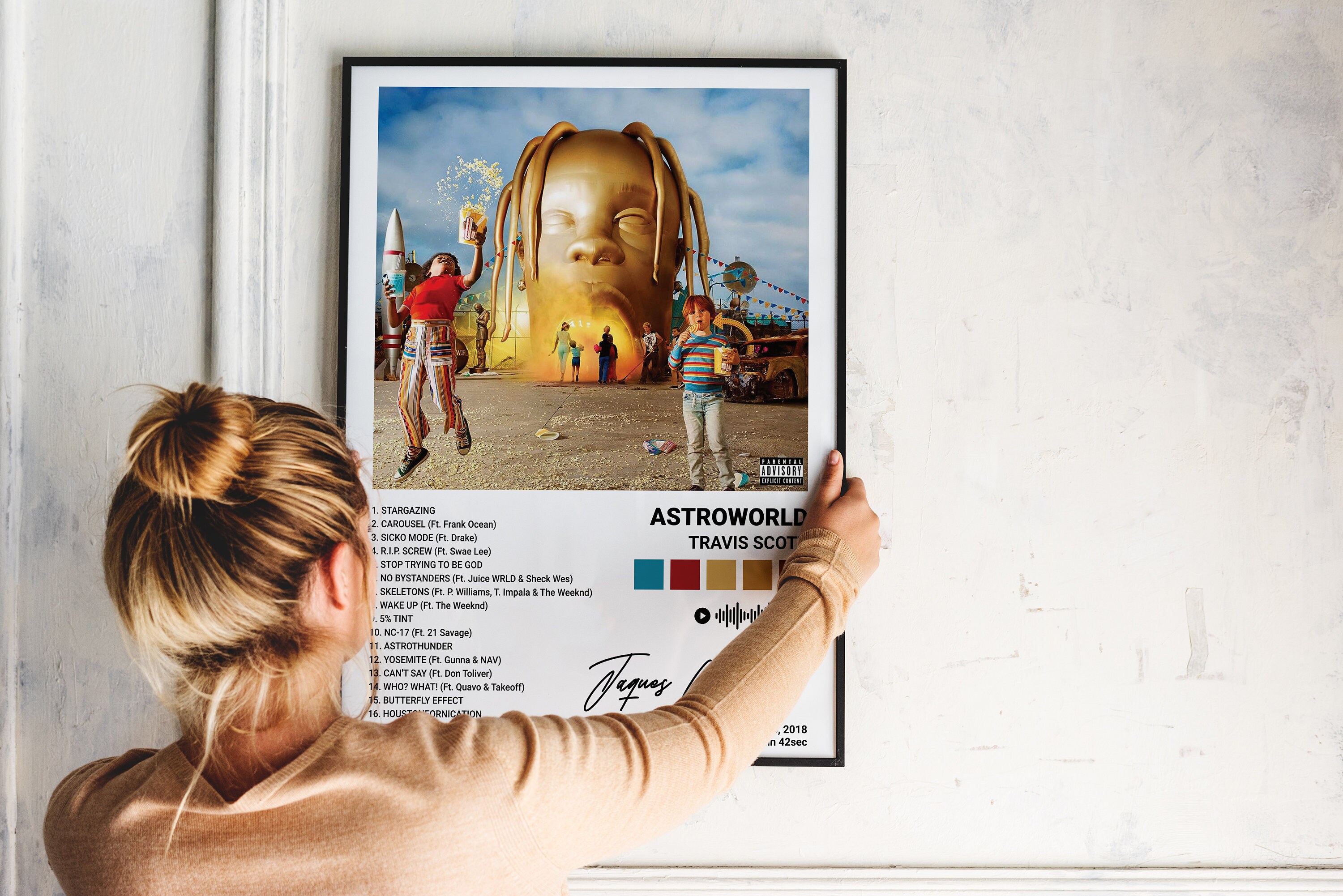 Travis Scott Set of 3 Digital Album Posters Travis Scott Poster ...