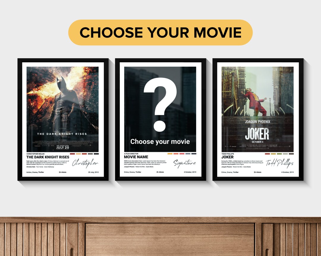 Choose Your Custom Movie Movie Posters Movie Prints Movie Posters ...