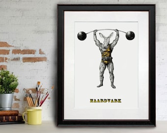 Strongman Poster - Etsy UK