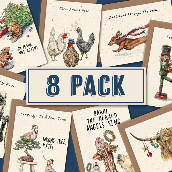 Christmas Card Set - Etsy