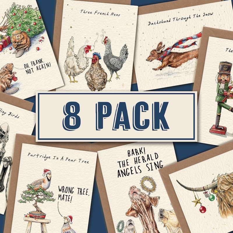 Christmas Card Set - Etsy