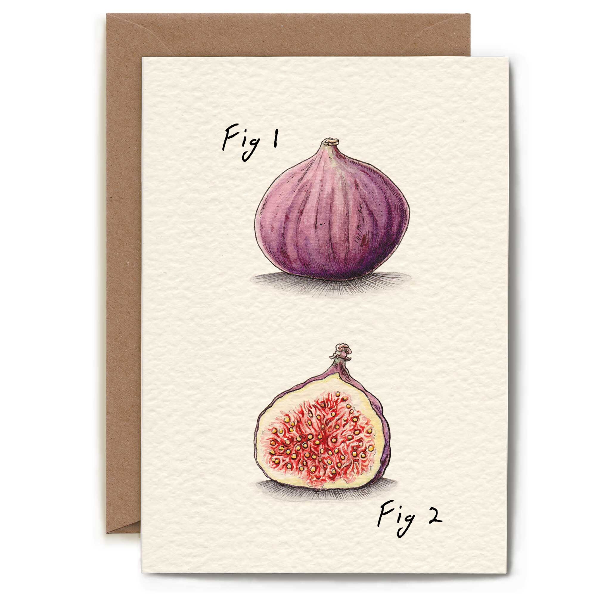 Fig Card Dad Joke Card Funny Food Card Punny Card Funny Brother Card - Etsy