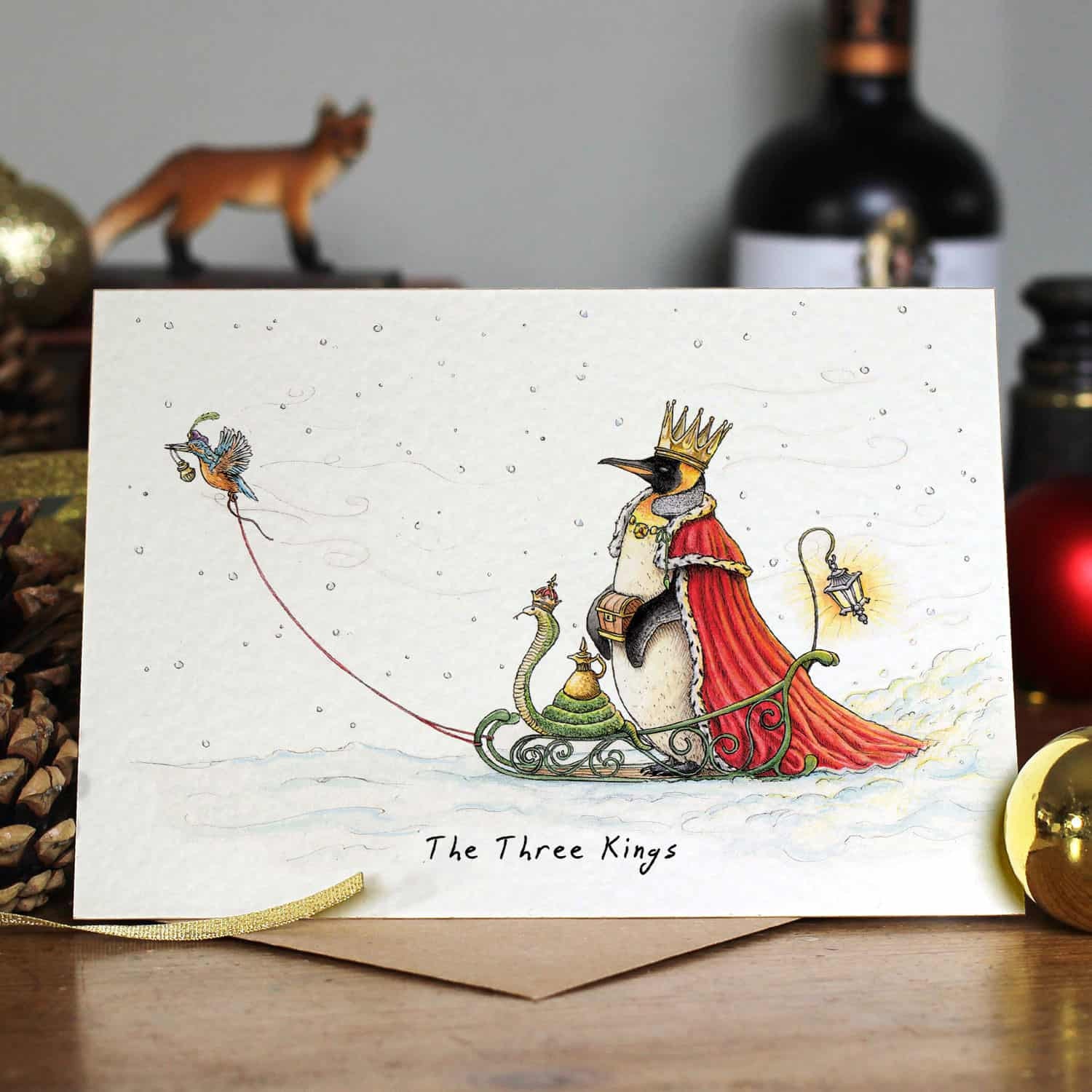 Three Kings Christmas Card Funny Christmas Card Penguin - Etsy UK