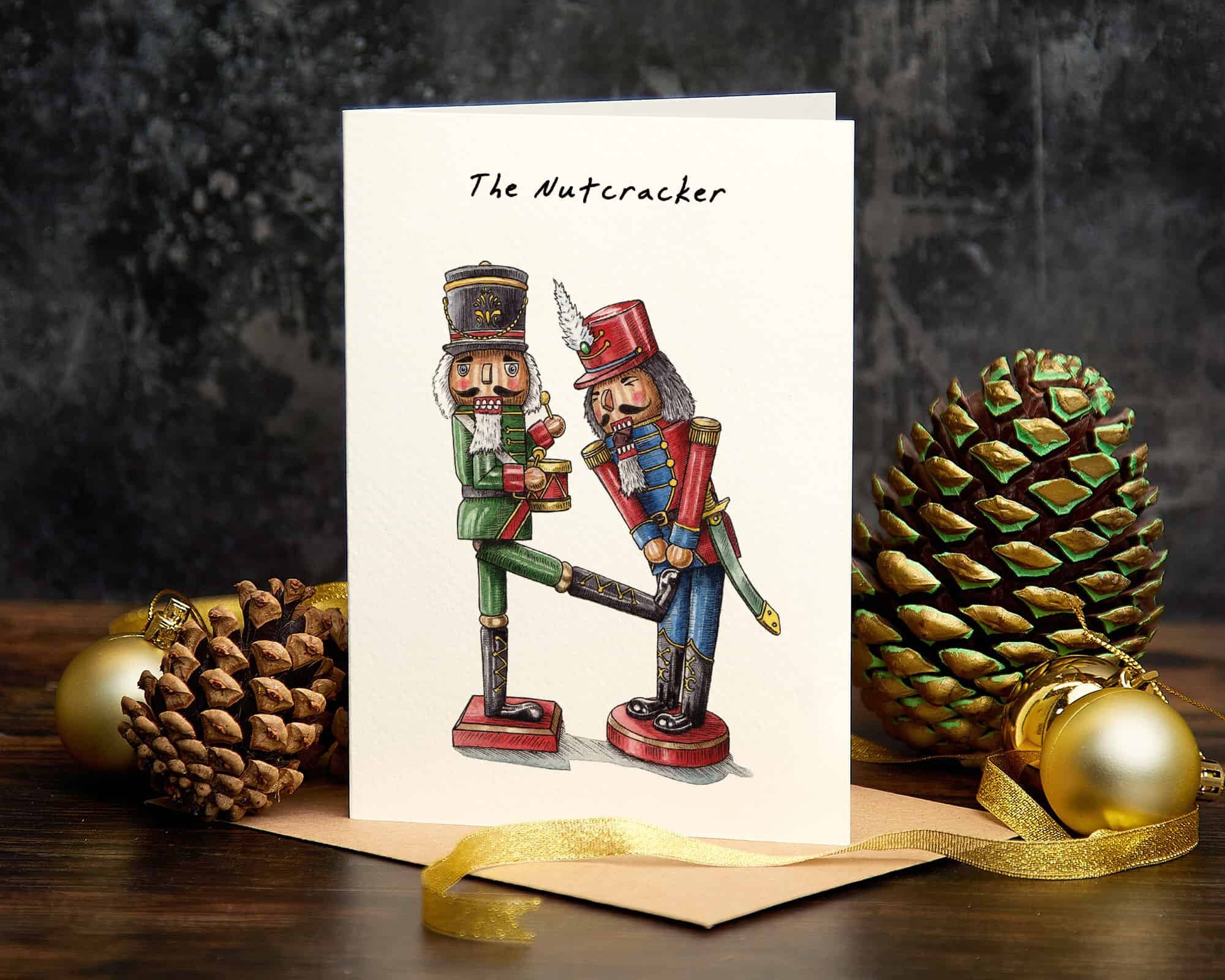 Nutcracker Christmas Card, Dad Christmas Card, Husband Holiday Card ...