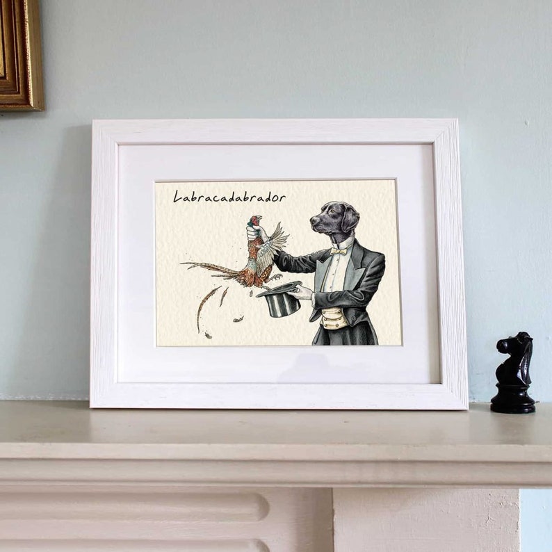 Labracadabrador Black Labrador Labrador Card Black Lab | Etsy