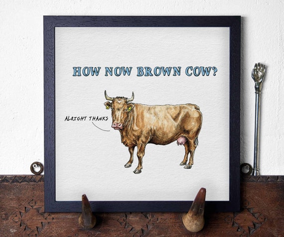 How Now Brown Cow Poem