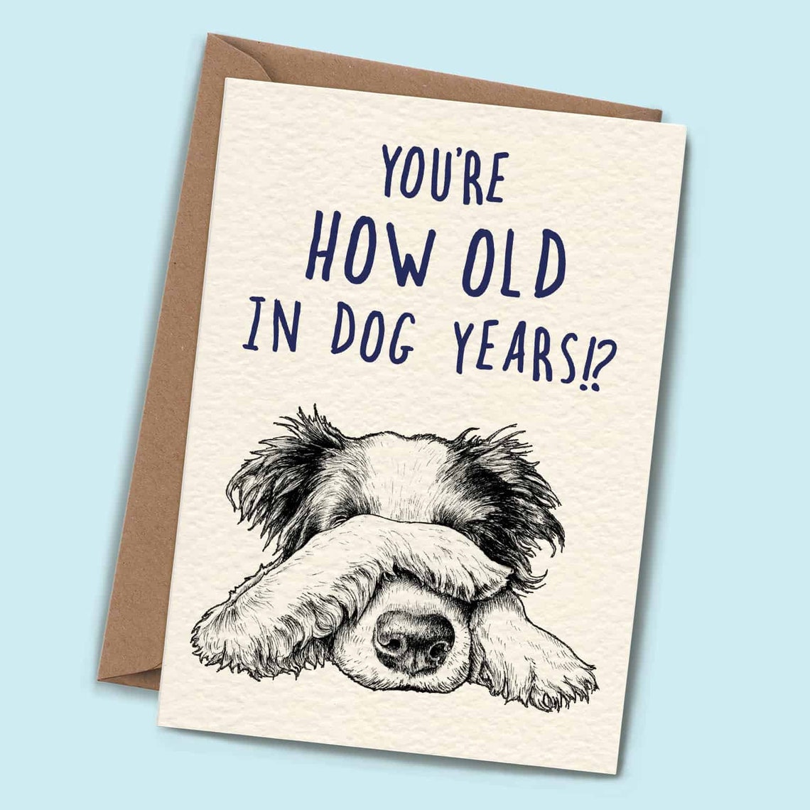 Dog Years Card - Dog Birthday Card - Dog Lover Card - Rude Birthday ...