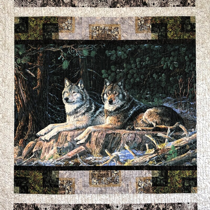Wolf Quilt Pattern - Etsy
