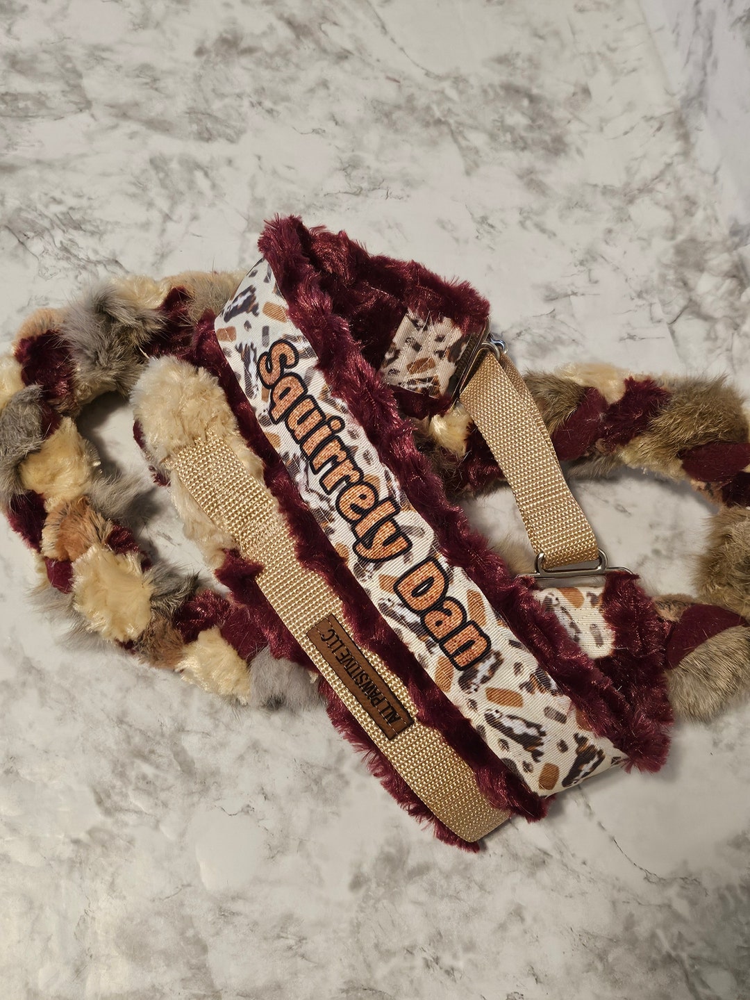 Custom Rabbit Fur Ring Lead With Tug! Will Not Fade, Fray or Peel! Your ...