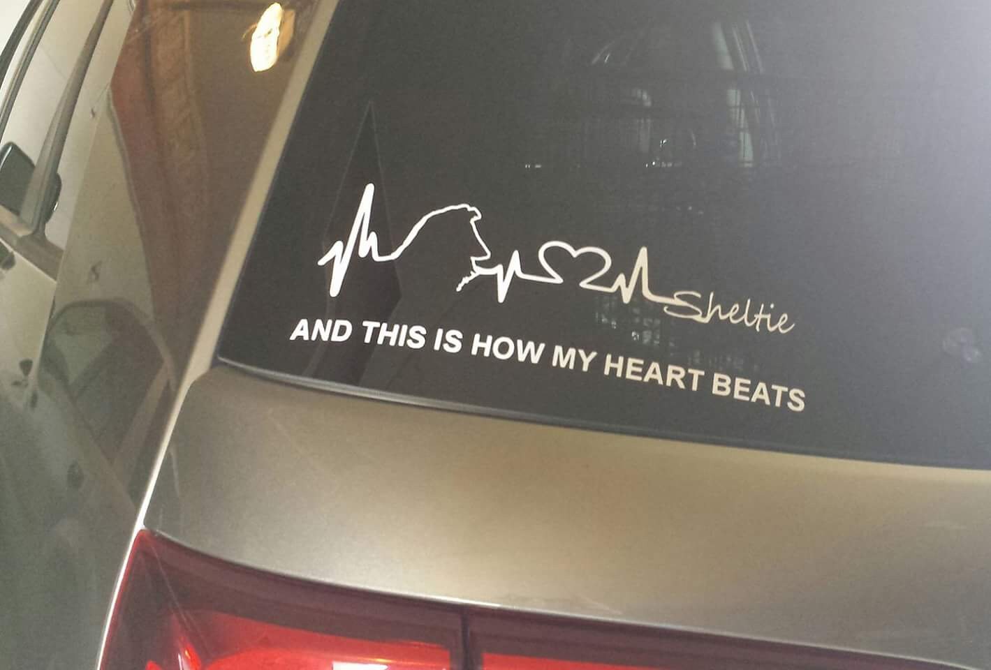 Heartbeat Decal - Etsy