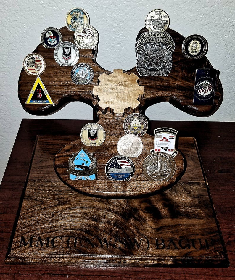 Machinist Mate Challenge Coin Holder - Etsy