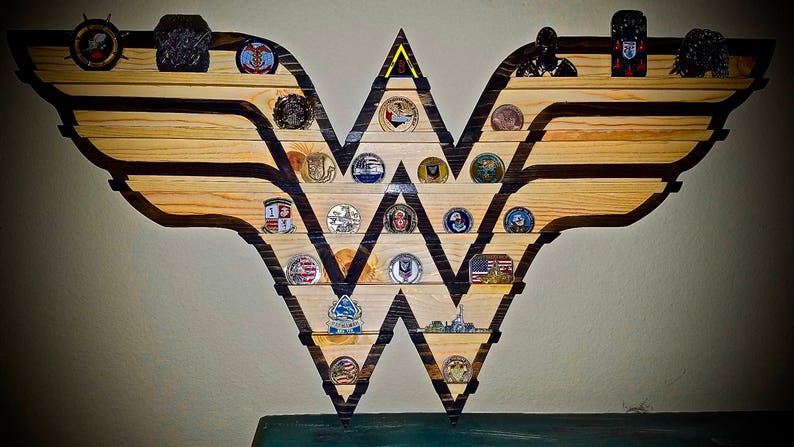 Wonder Woman Challenge Coin Display - Etsy