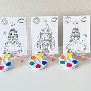 Custom Princess Painting Canvas Kits Kids Party Favors - Etsy