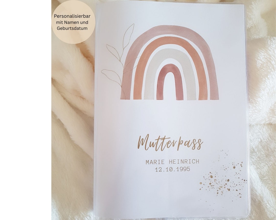 Personalized Maternity Record Book Cover With Extra Pocket and Name ...