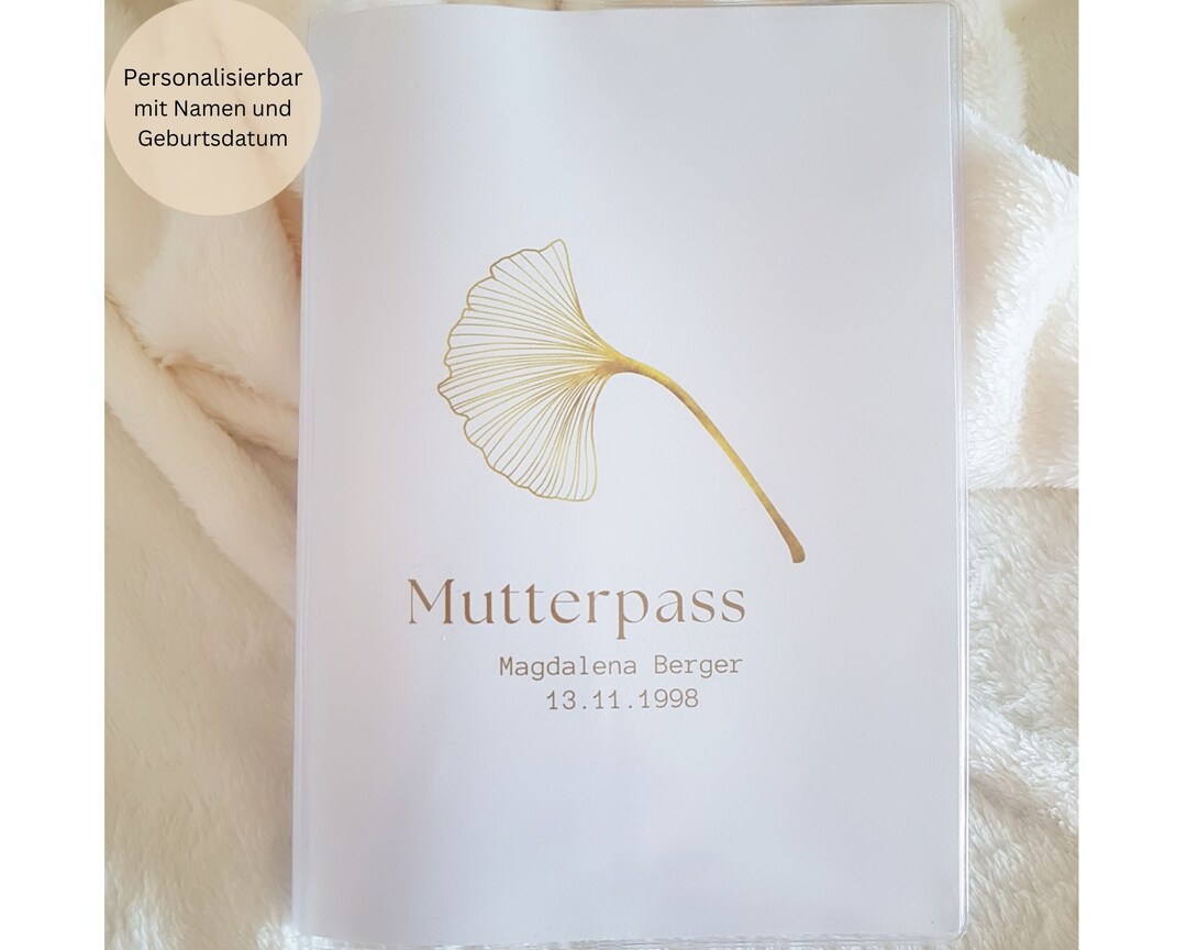 Personalized Maternity Record Book Cover With Extra Pocket and Name ...