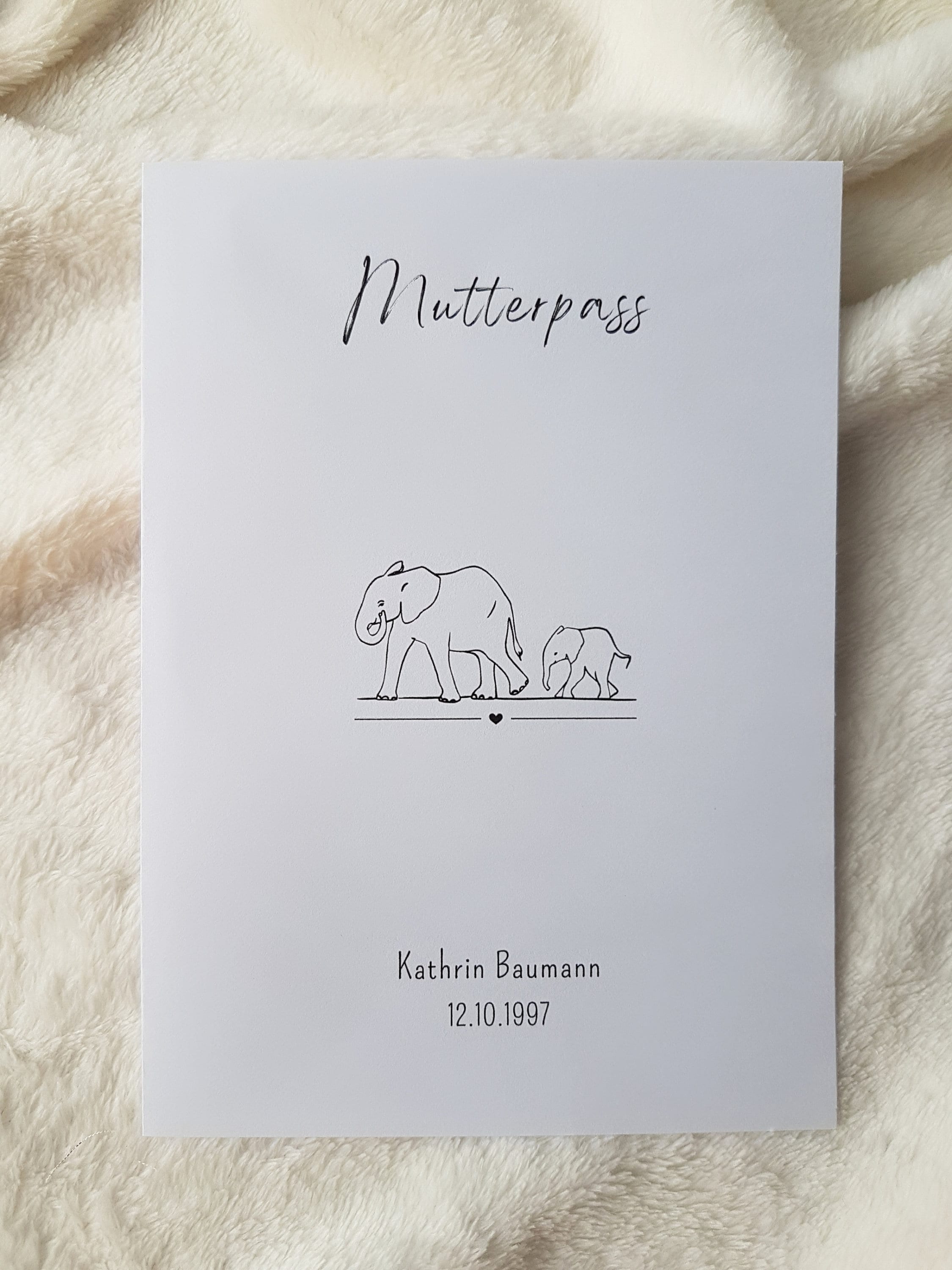 Personalized Maternity Record Book Cover With Extra Pocket and Name ...