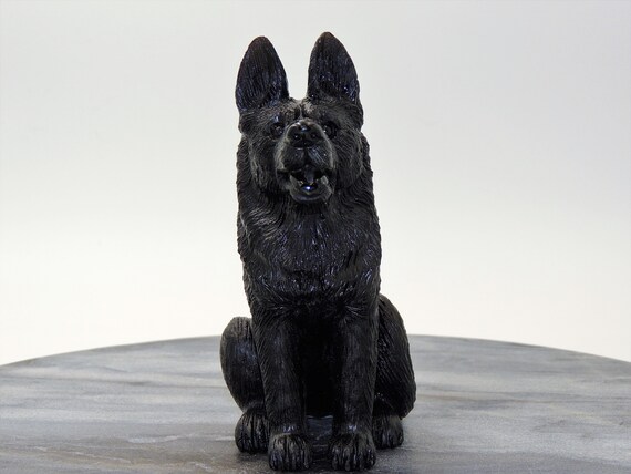Black Obsidian Dog | Etsy