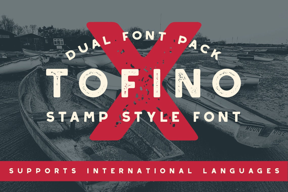 Tofino Logo Font- Logo Lettering, Bold Typeface - Etsy