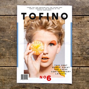 Tofino Logo Font- Logo Lettering, Bold Typeface - Etsy