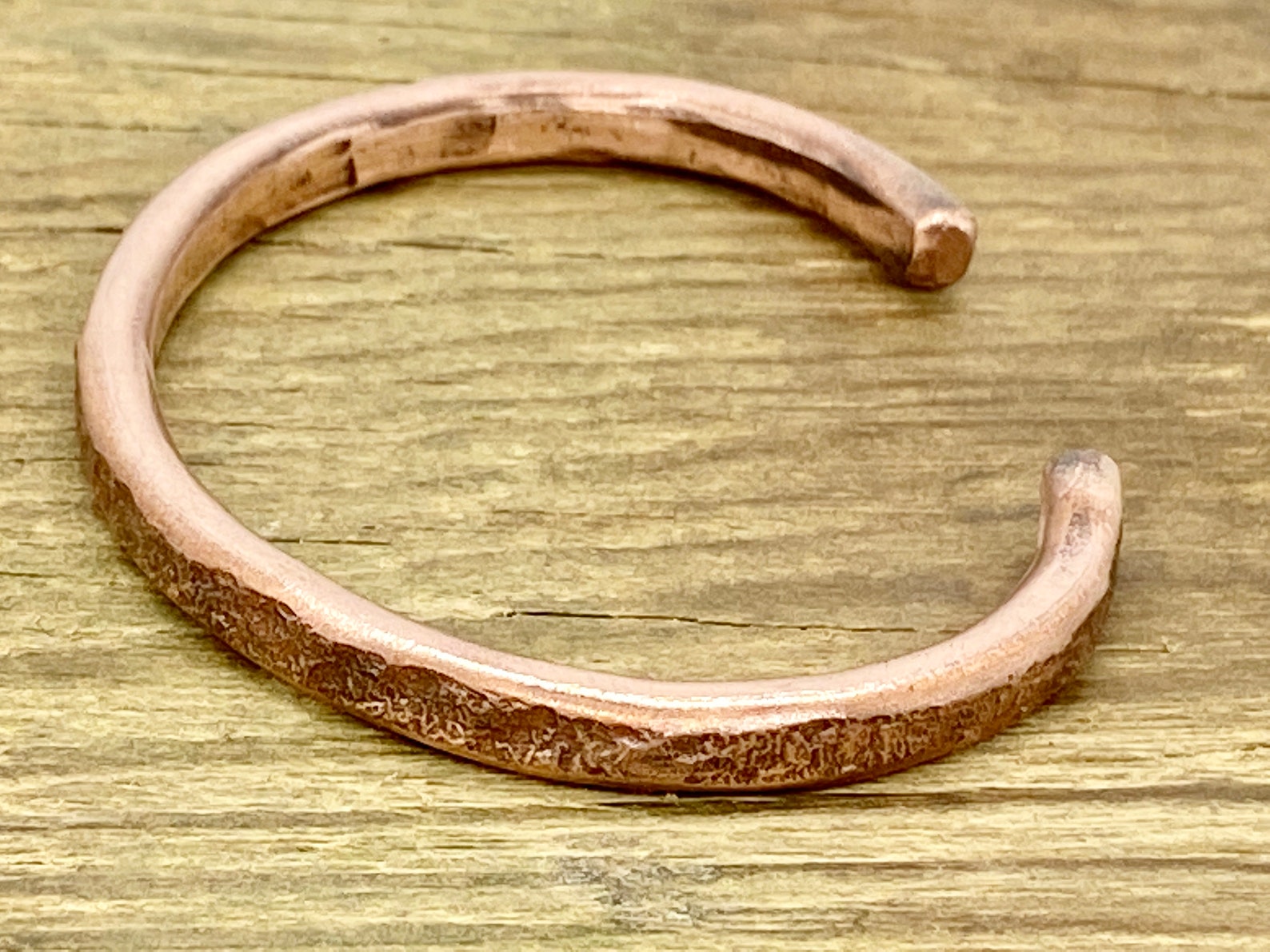 Stone Copper Cuff Bracelet Copper Cuff Copper Bracelet - Etsy