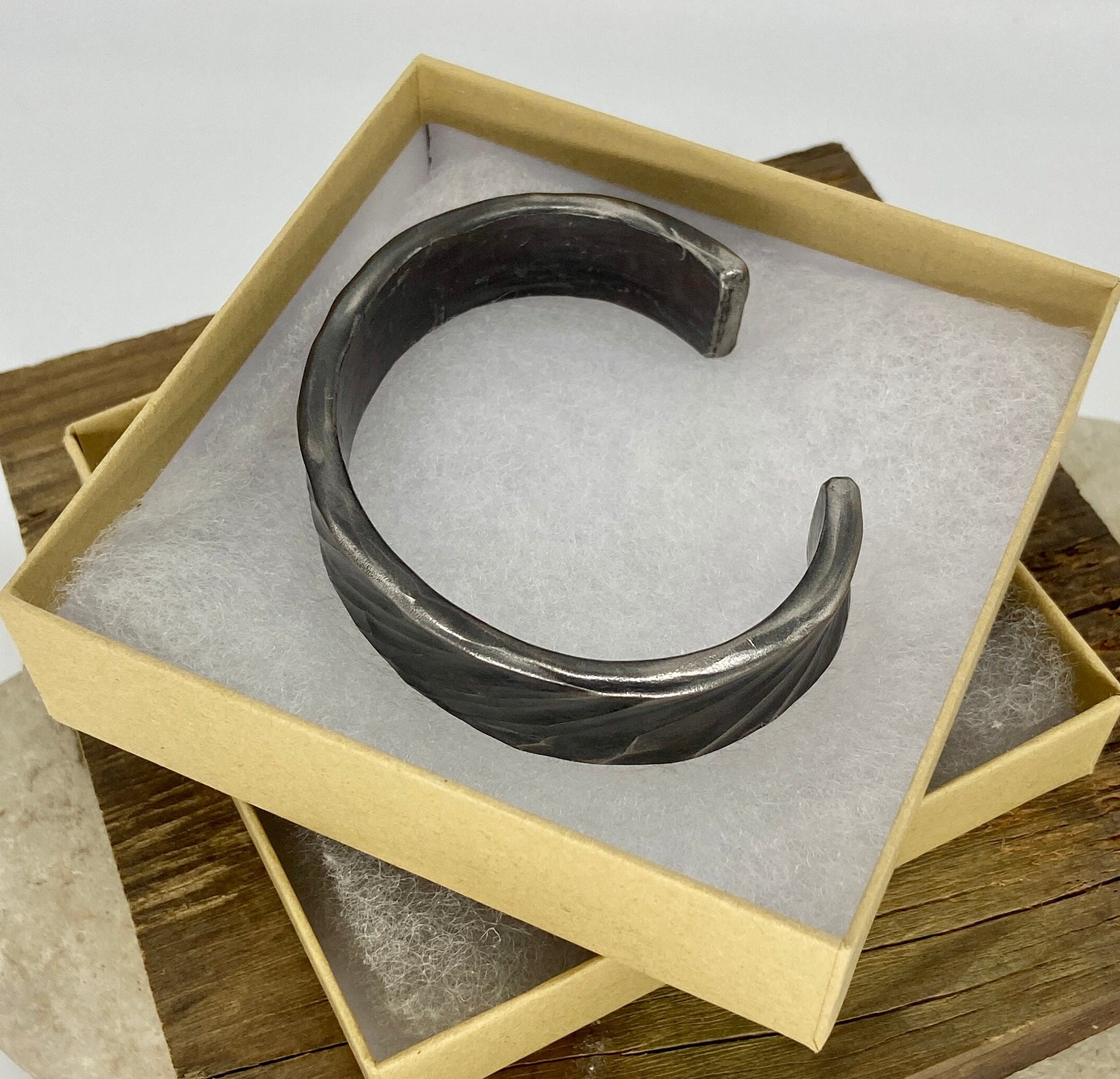 Big Diagonal Cuff Titanium Cuff Bracelet Bracelet for Men - Etsy