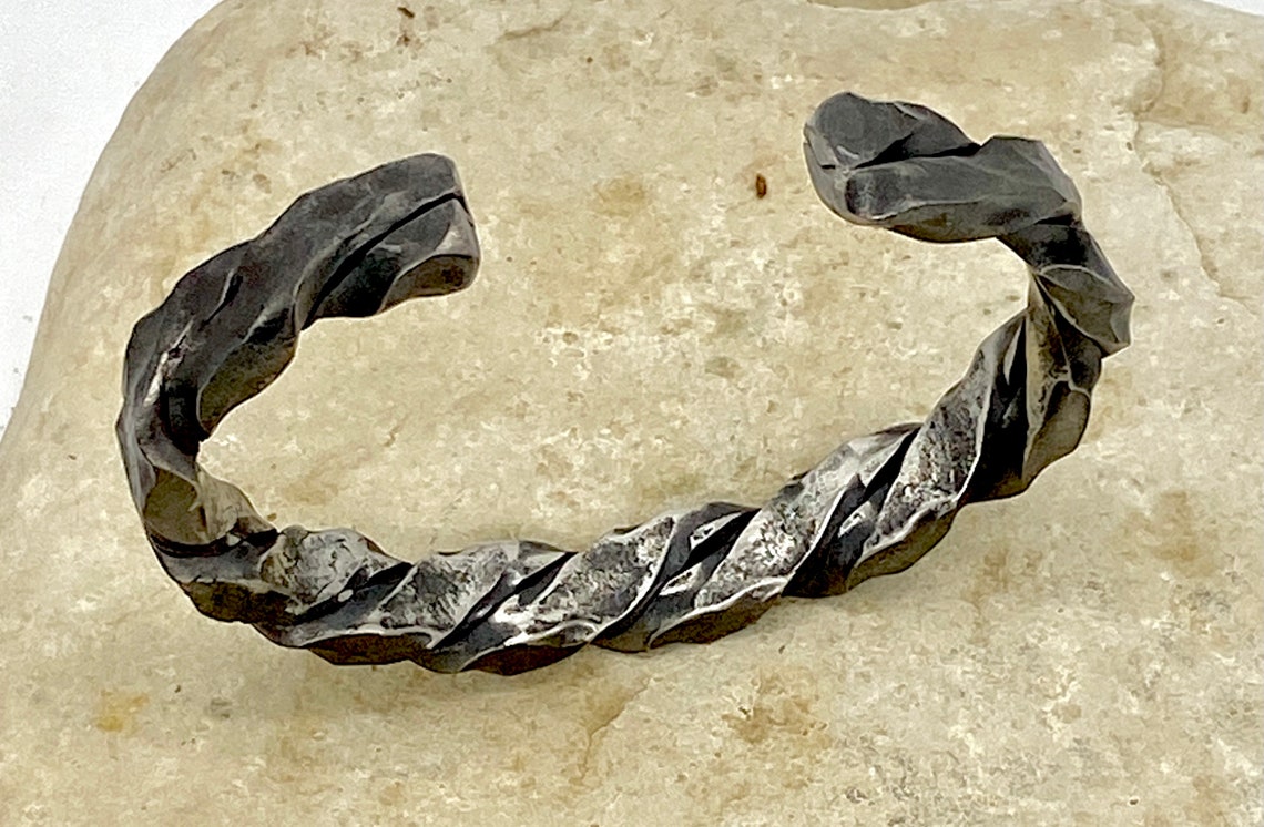 Angry Twisted Bracelet Stainless Steel Unique Bracelet - Etsy