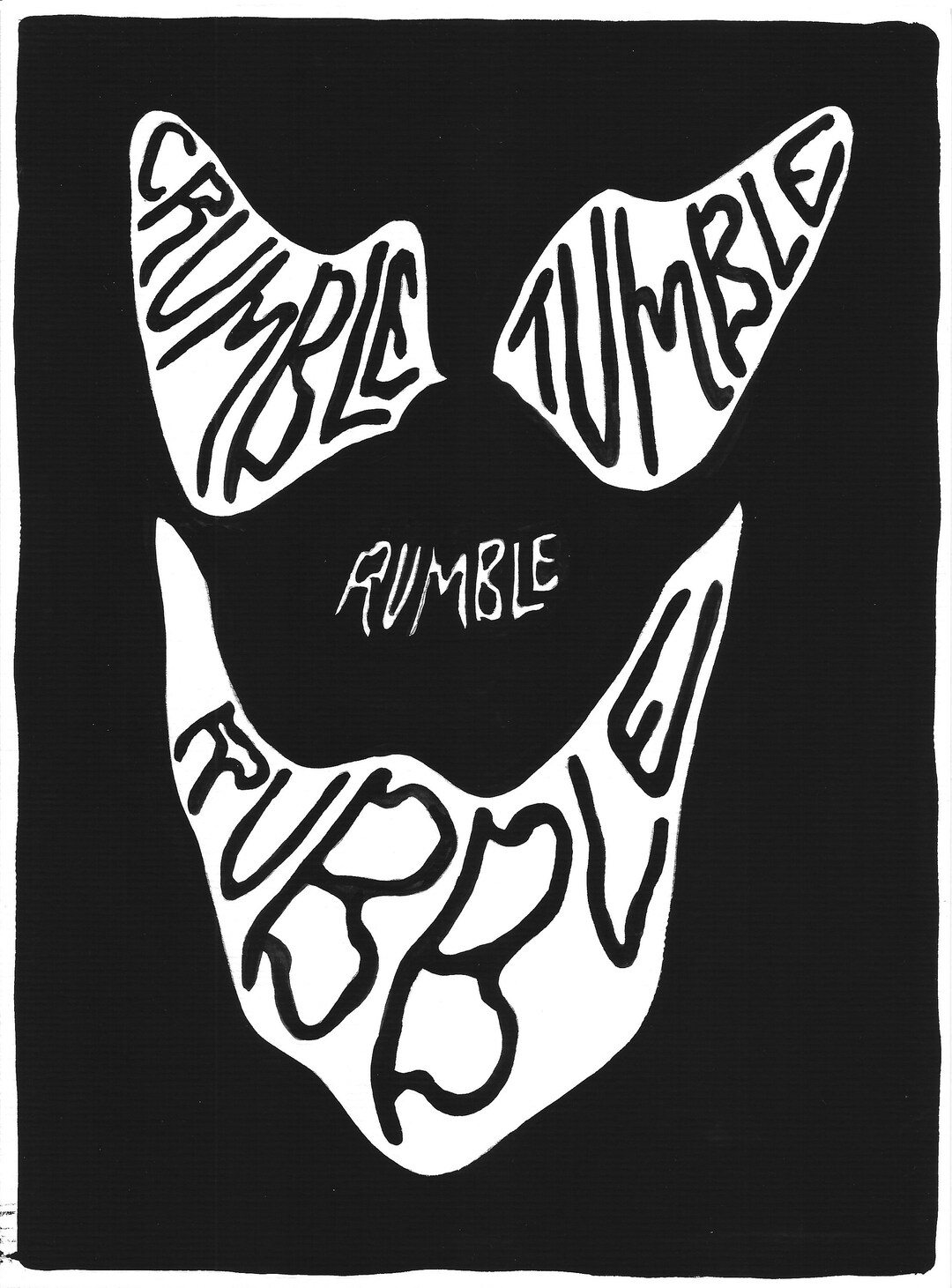 FACE SIGIL: Crumble Tumble Rumble Rubble - Etsy