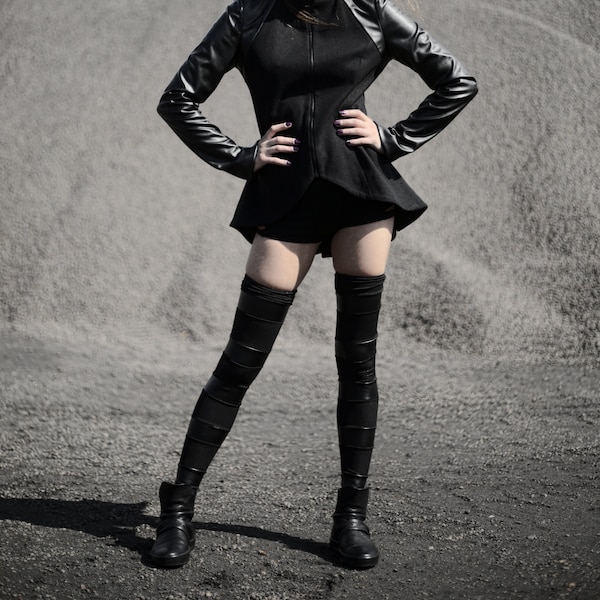 Leather Socks - Etsy