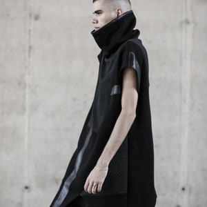 Neuromancer Tunic (avant-garde Clothing-street Men Fashion-poncho Men ...