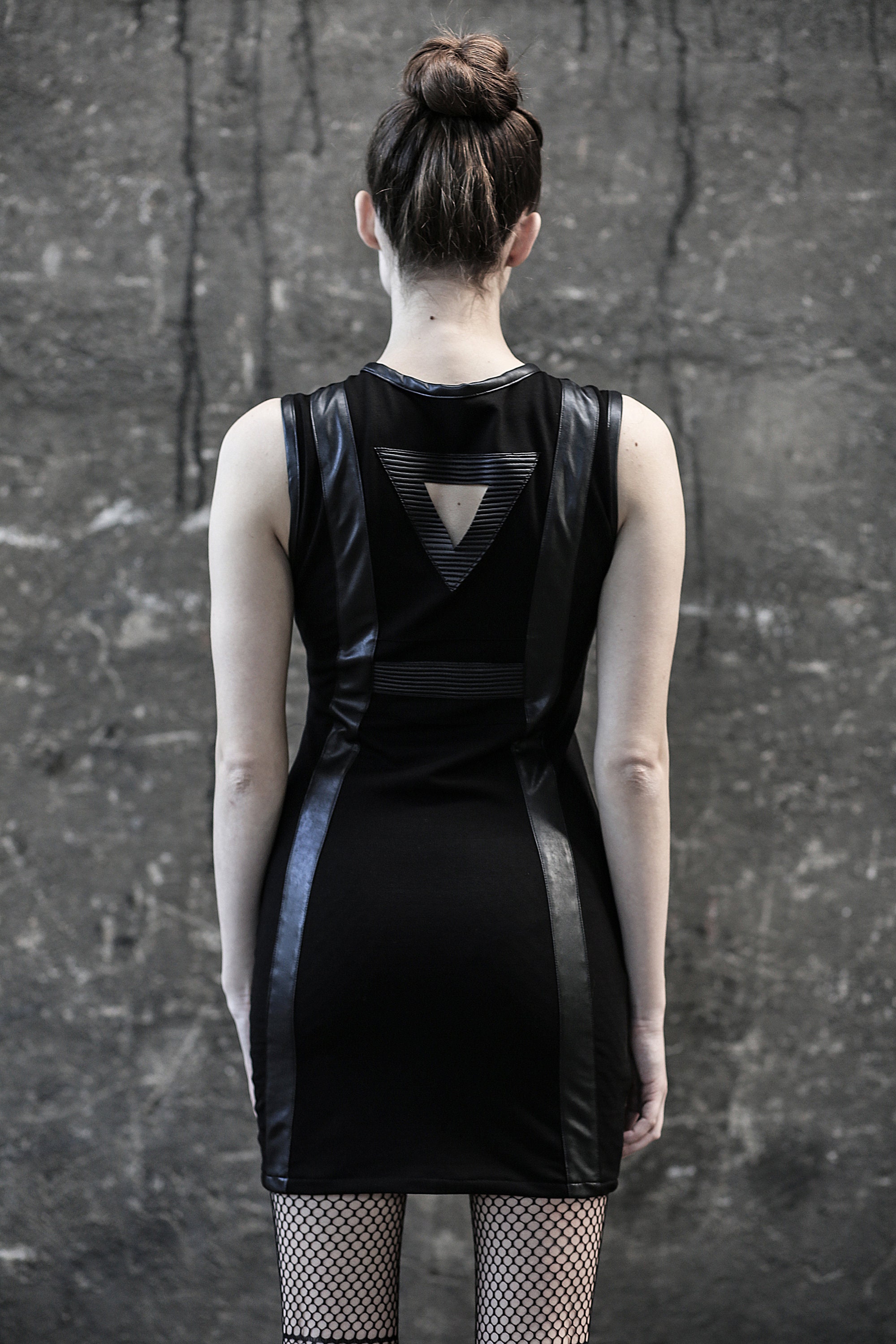 Dark Crash Dress (avantgarde Fashion-unique Dress-women Black Fashion ...